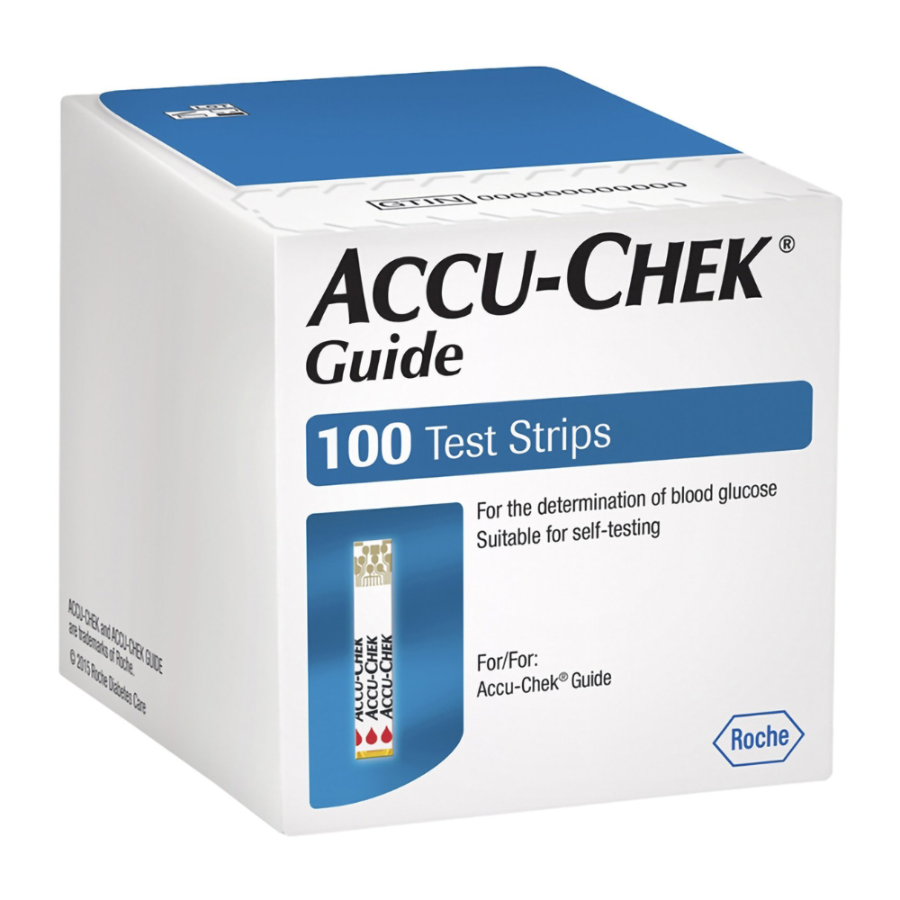Roche Accu-Chek Guide Me Blood Sugar Test Strips/Meter/Monitoring Kit ...