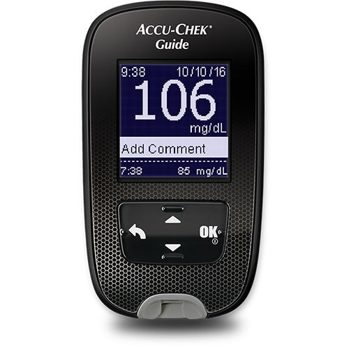 Roche Accu-Chek Guide Me Blood Sugar Test Strips/Meter/Monitoring Kit ...