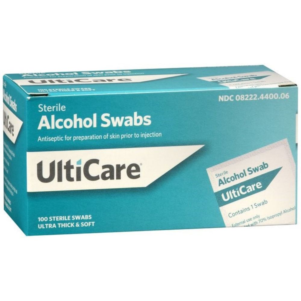 Ultimed UltiCare 70% Isopropyl Alcohol Prep Pads – Discreet Diabetes ...